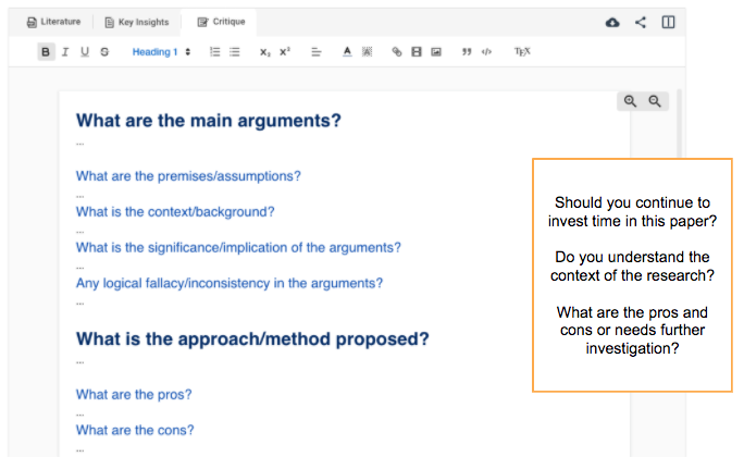 How to read a research paper with RAx